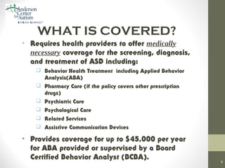 Autism Insurance PowerPoint Presentation | PPT