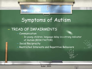 Autism Spectrum | PPT | Brain and Nervous System Disorders | Diseases ...