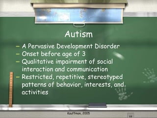 Autism Spectrum | PPT | Brain and Nervous System Disorders | Diseases ...