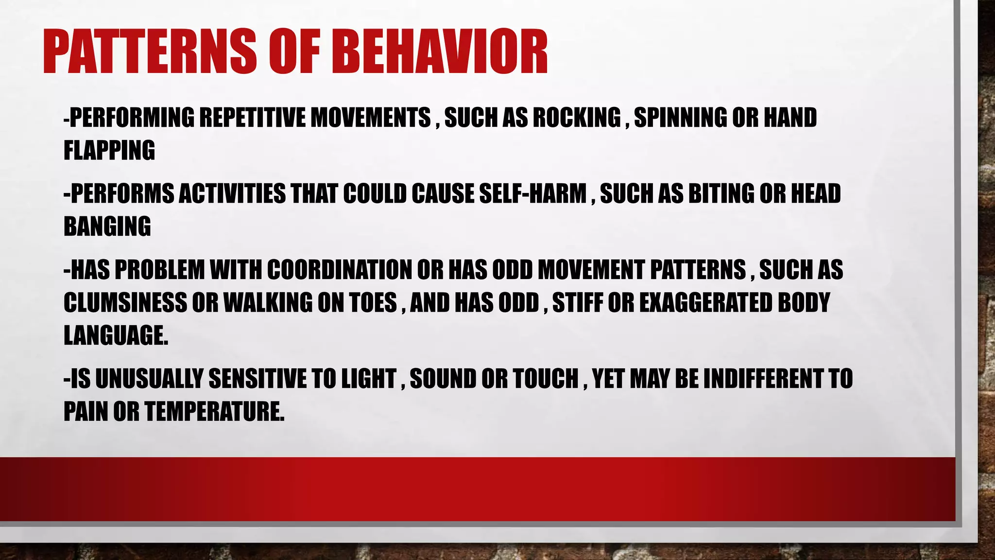 Autism-spectrum-disorder.pptx | Parenting Babies and Toddlers | Parenting