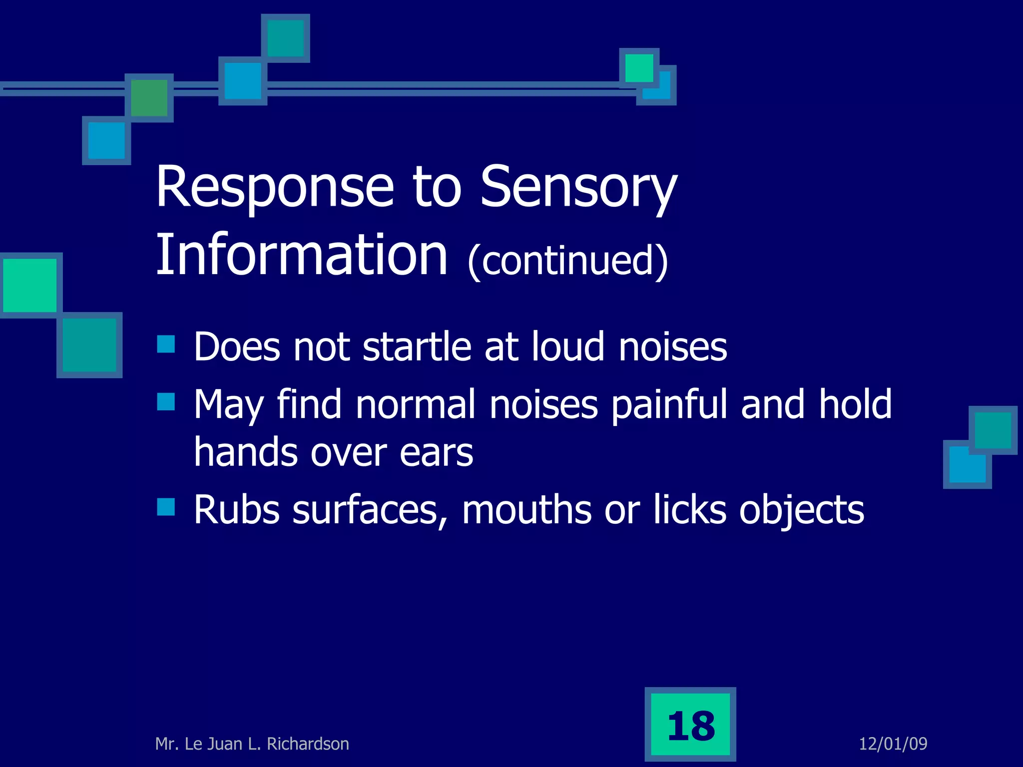 Autism Spectrum Disorder Le Juan Richardson | PPT