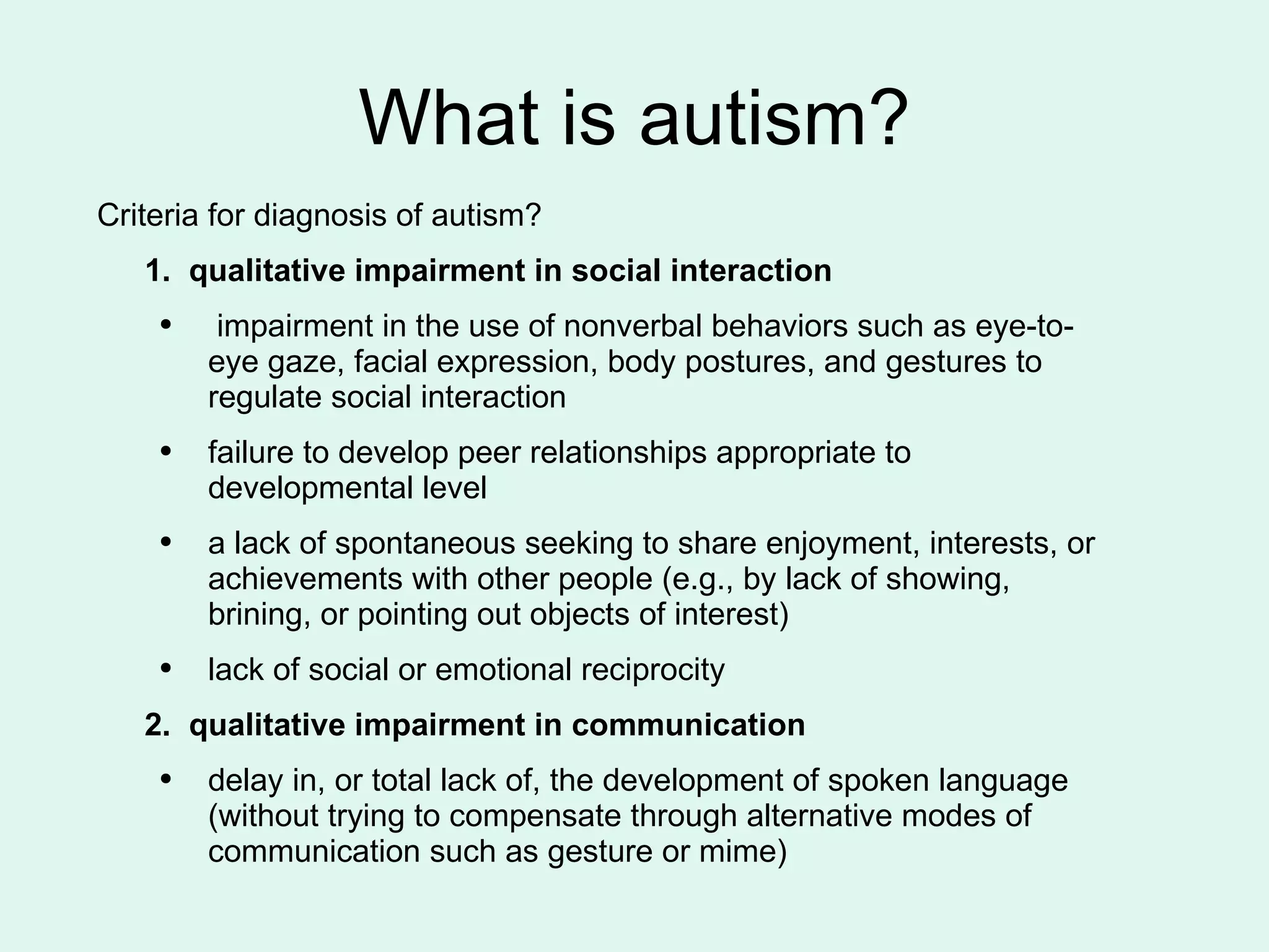 Autism Training Powerpoint | PPT