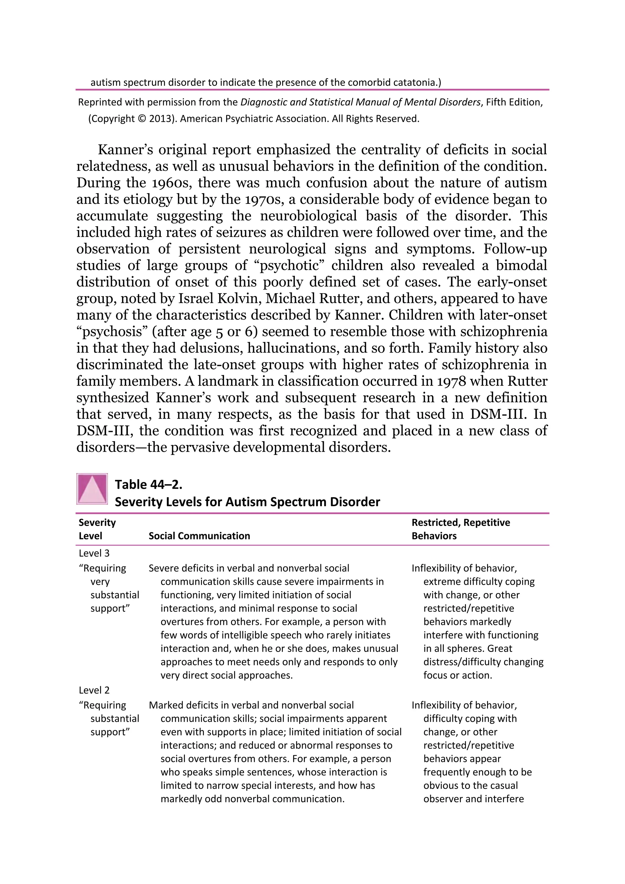 Autism introduction clinical feature dia | PDF