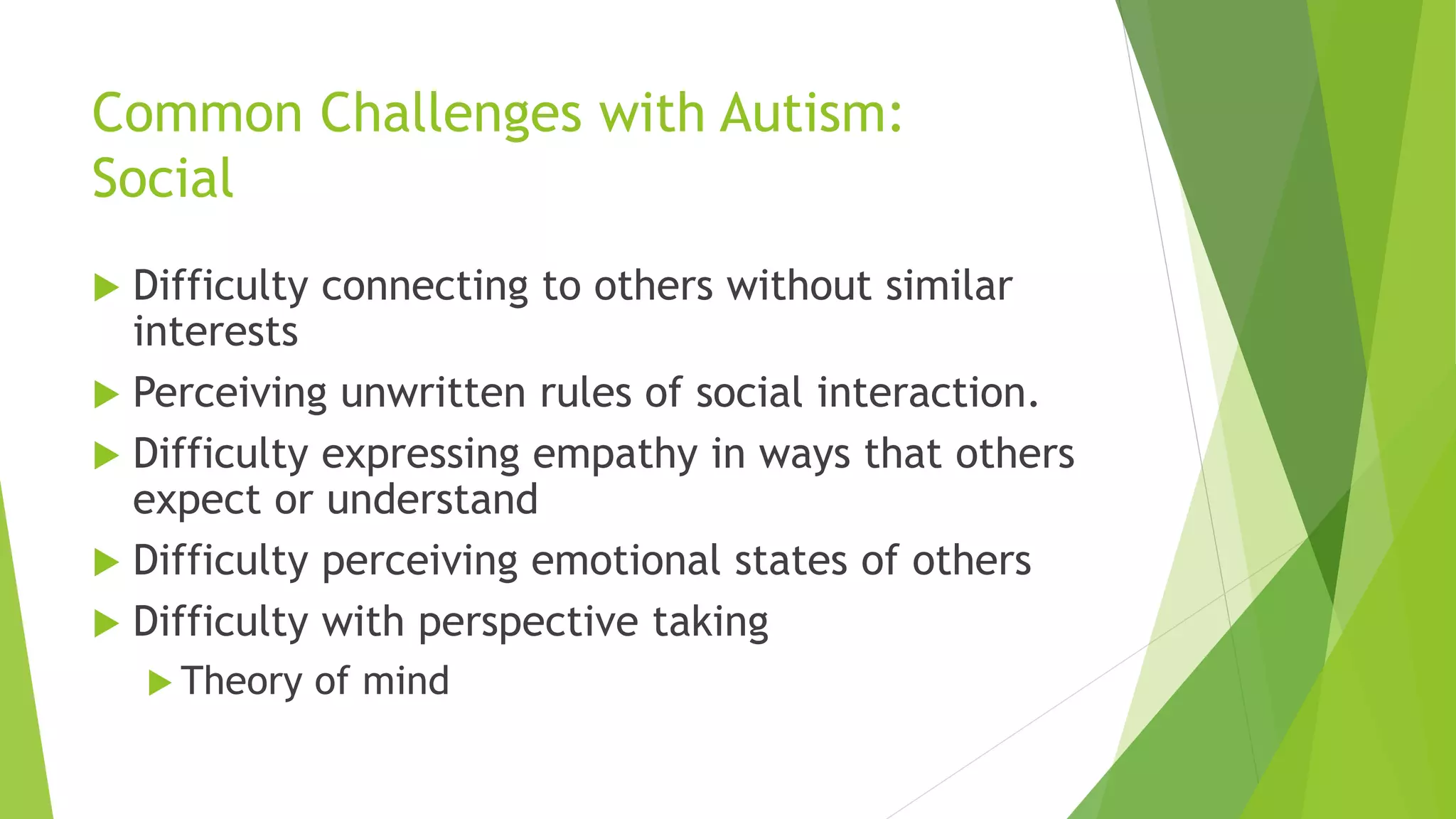 Session #24: Autism 101 Handouts | PDF