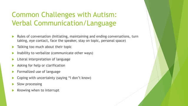 Session #24: Autism 101 Handouts | PDF