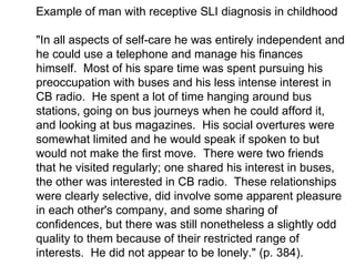 SLI and autism.ppt