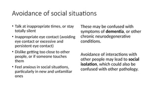 Autism and Attention Deficit Hyperactivity Disorder in Older Adults | PPTX