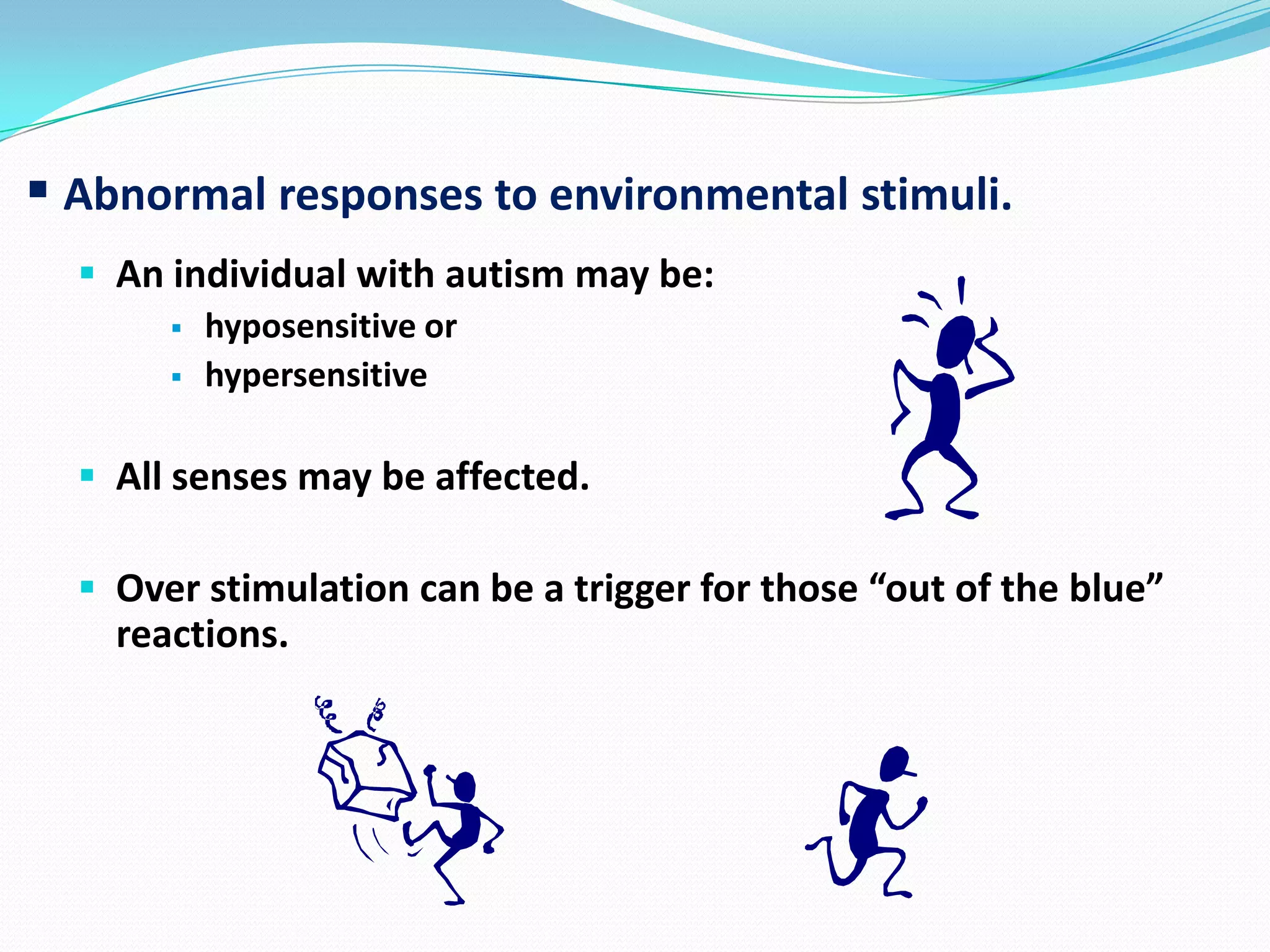 Autism and behaviour presentation | PPTX