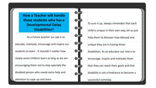 Autism and developmental delay | PPT