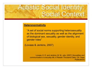 Autism and Sexuality | PPTX