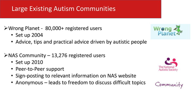 Autism, Social Media and Community | PPT