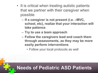 Autism and the ems provider power point | POTX