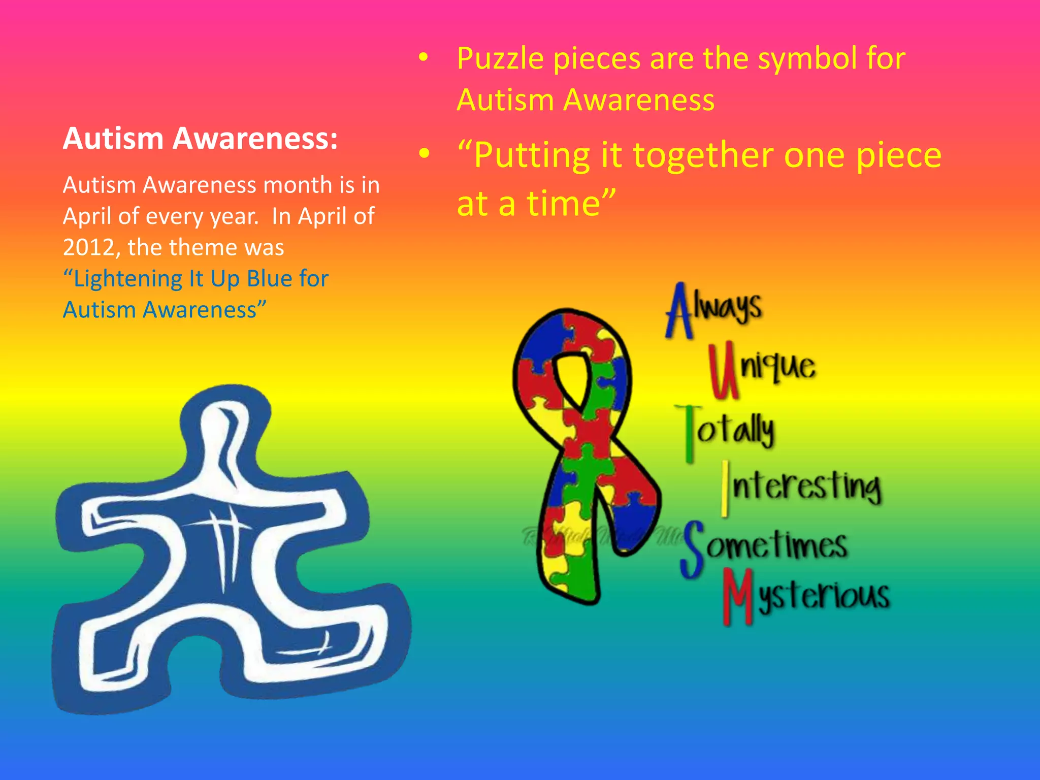 Autism awareness | PPT