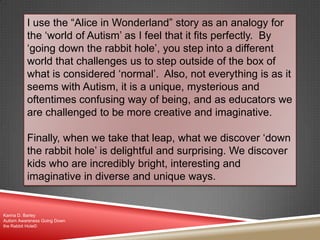 Autism Awareness for Teachers and the Classroom | PPSX