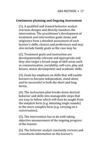 Autism Breakthrough with ABA Method | PDF