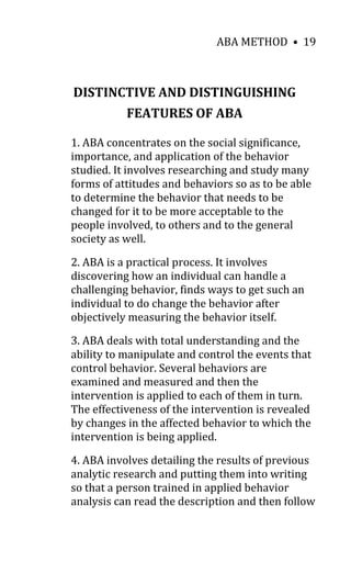 Autism Breakthrough with ABA Method | PDF