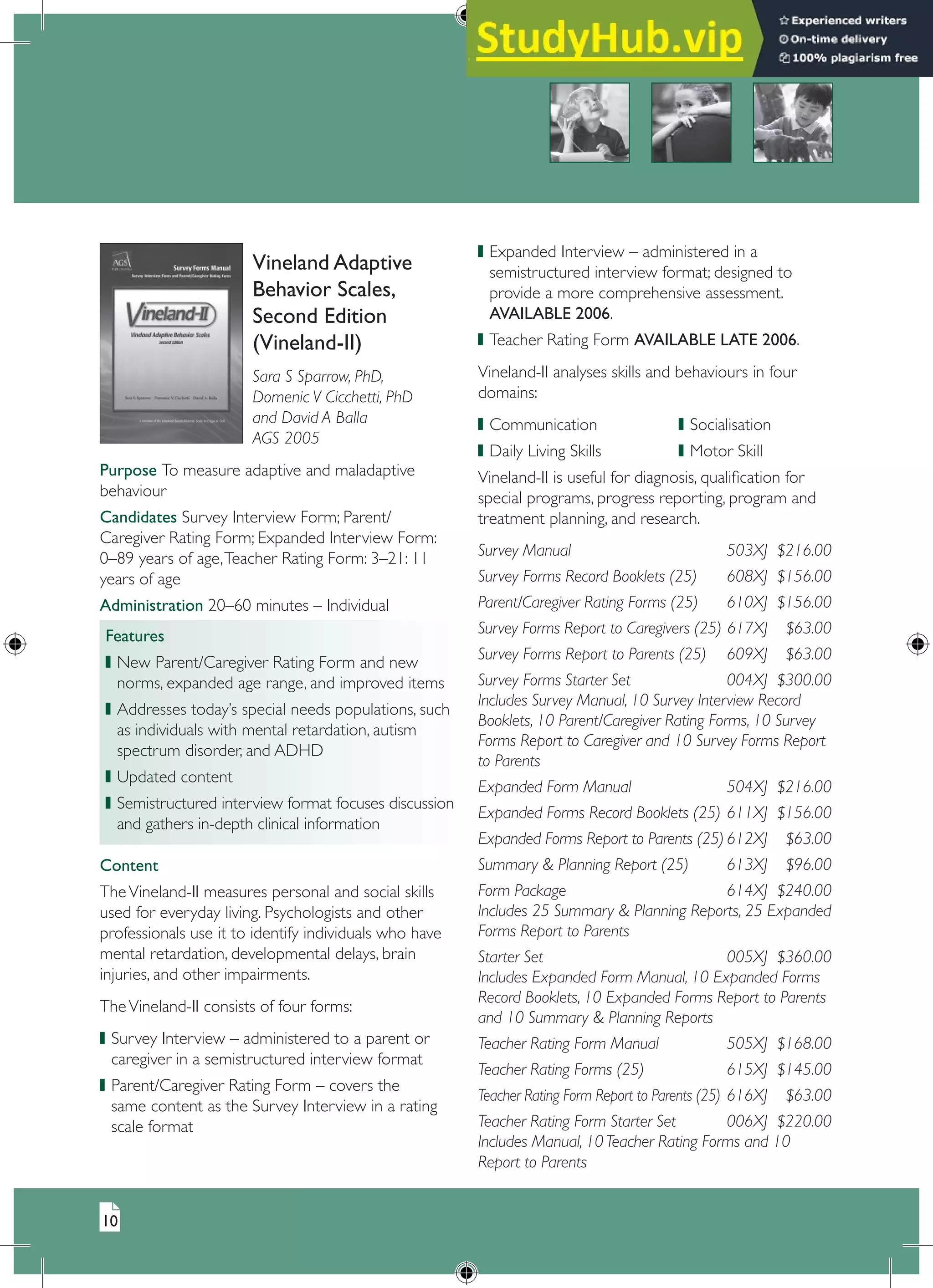 Autism Diagnostic Interview-Revised | PDF