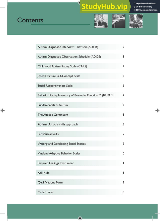 Autism Diagnostic Interview-Revised | PDF