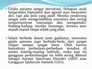 Mengenal Autisme | PPTX