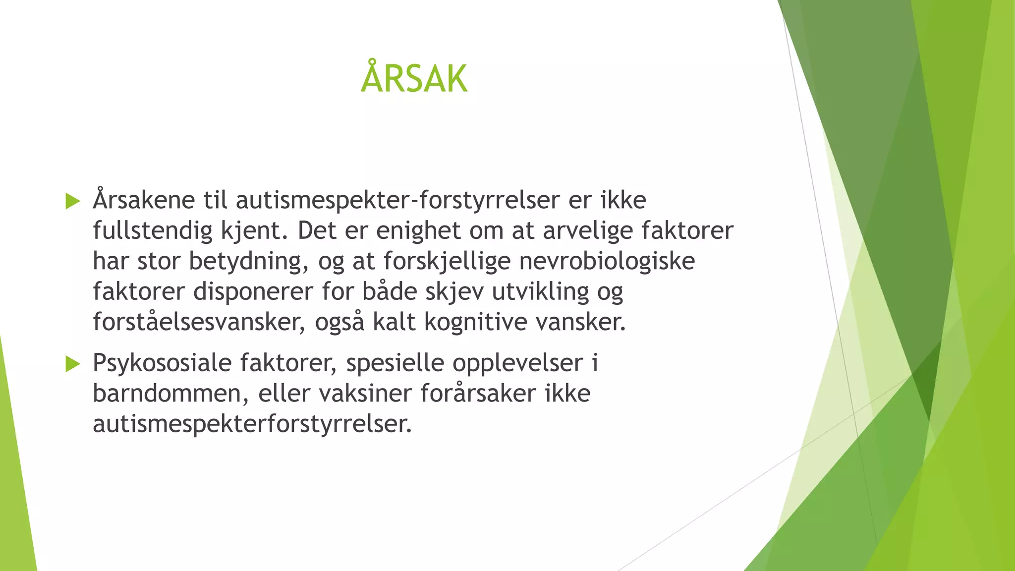 Autisme | PPT