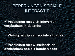Autisme bij verstandelijk gehandicapten | PPTX