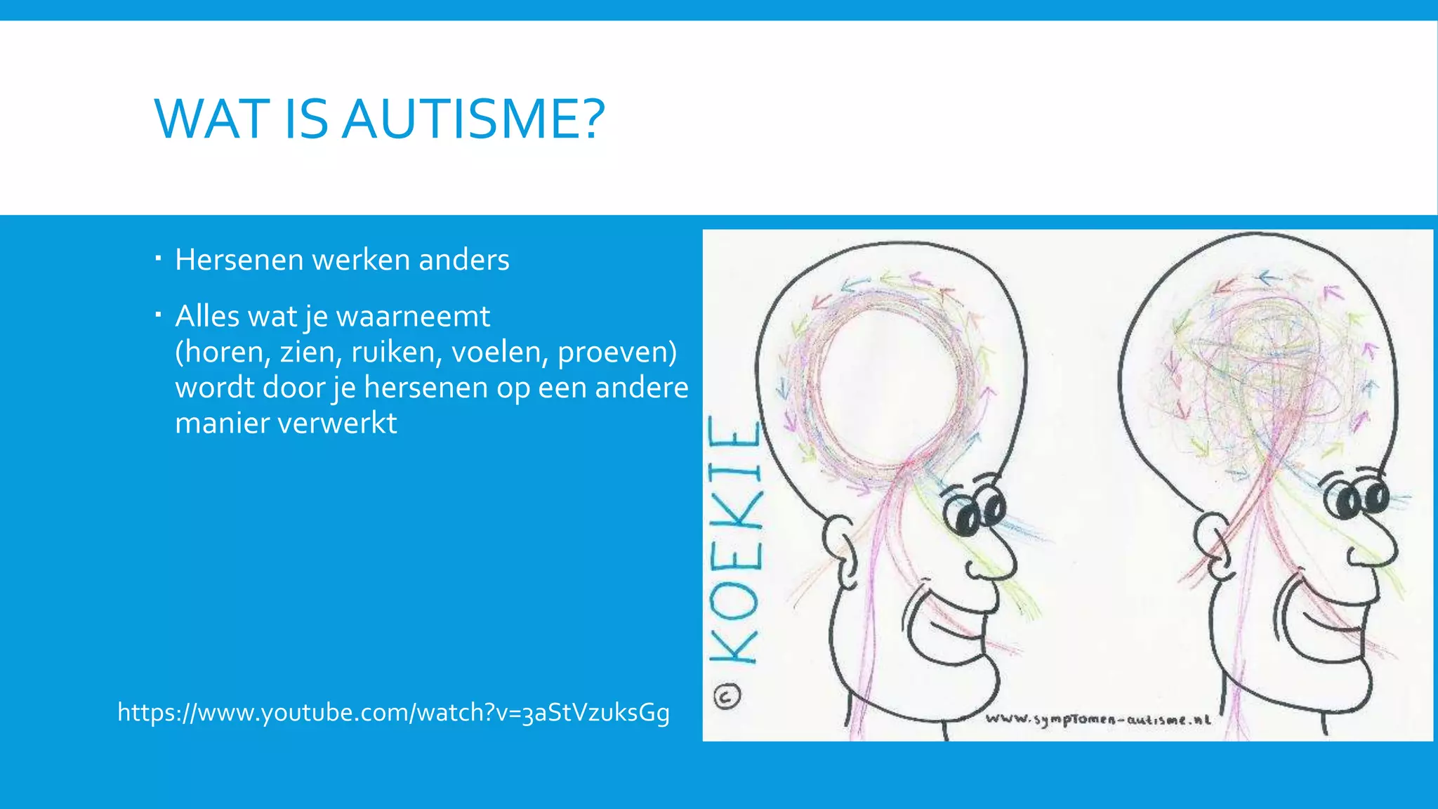 Autisme voor de klas lagere school | PPTX