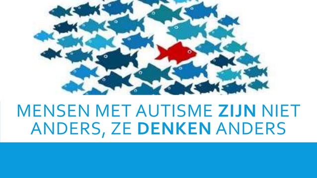 Autisme voor de klas lagere school | PPTX