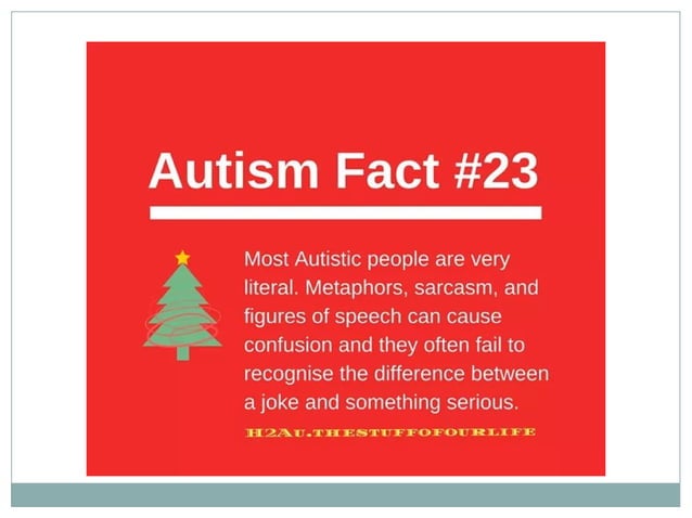 AUTISM FACTS AND MYTHSSPECTRUM DISORDERS: | PPTX | Brain and Nervous ...