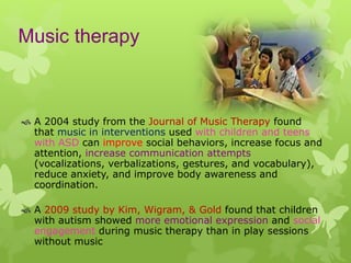 Problem of Autism in children | PPTX