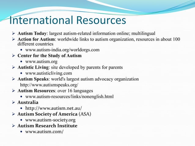 An Introduction to Autism | PPTX | Brain and Nervous System Disorders ...
