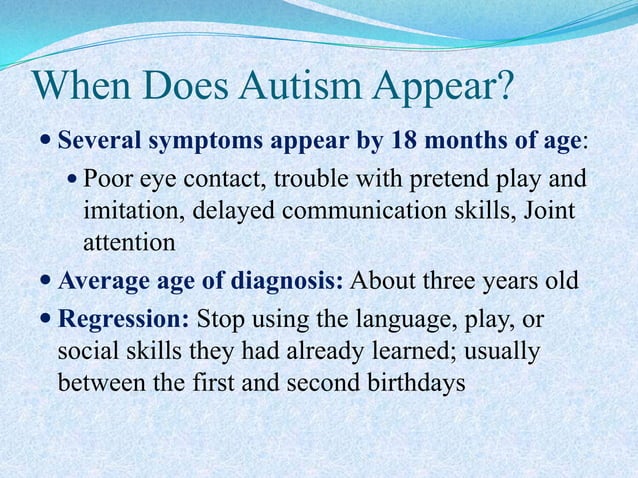 An Introduction to Autism | PPTX | Brain and Nervous System Disorders ...