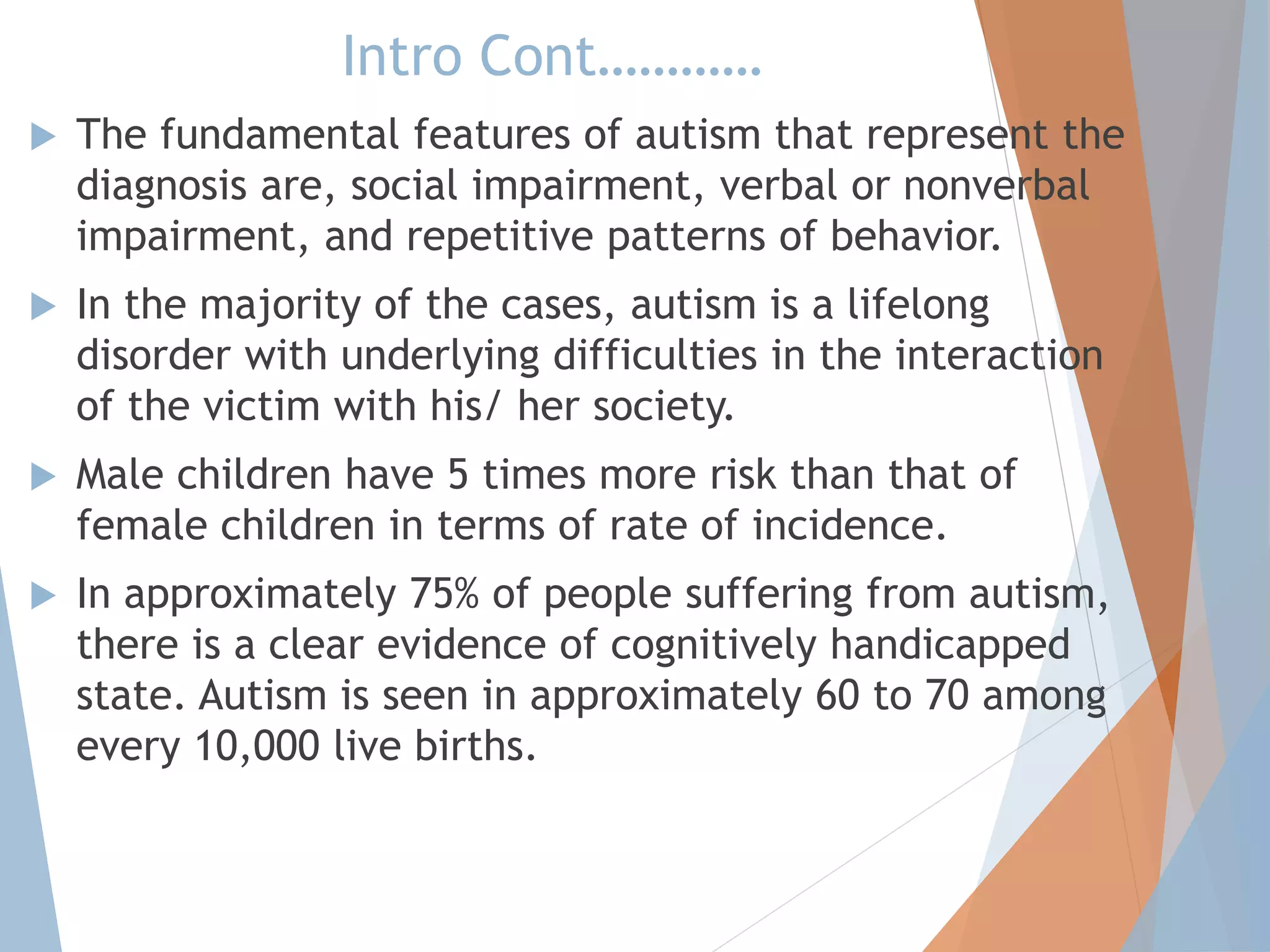 Autism in children | PPTX