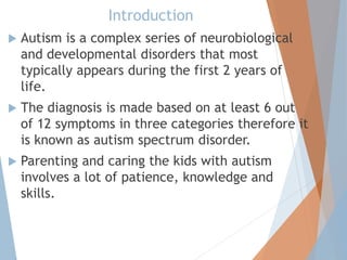 Autism in children | PPTX
