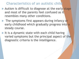 Autism in children | PPTX
