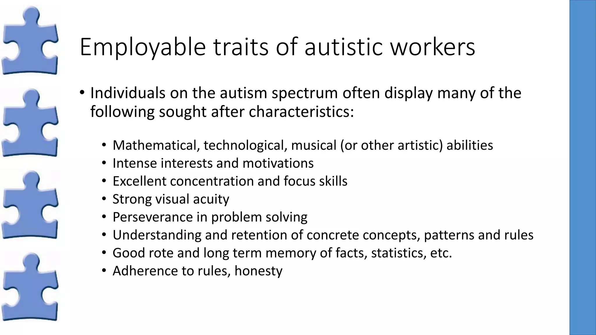 Autism in the workplace | PPSX