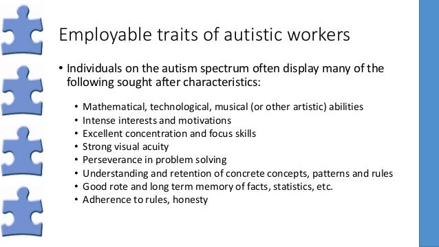 Autism in the workplace