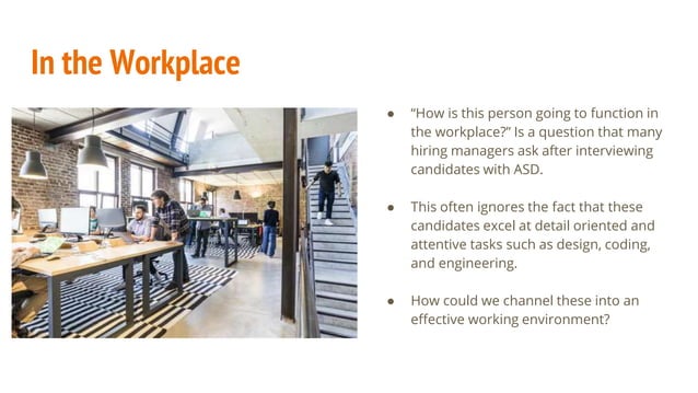 Autism in the workplace | PPTX