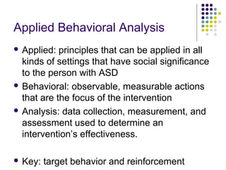 Farmer: Serving Children with Autism Spectrum Disorder Workshop | PPT