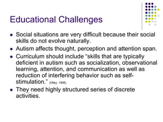 Serving Children with Autism Spectrum Disorder (Feb. 2019) | PPT