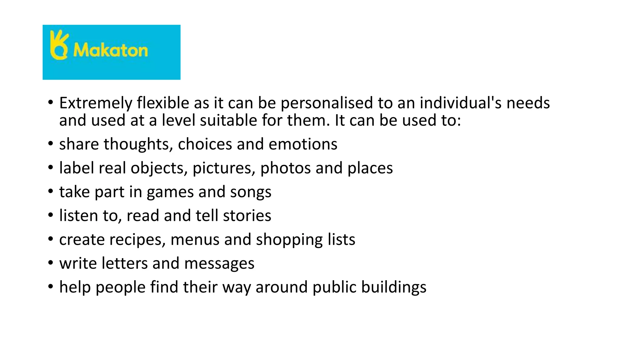 Autism: Makaton, Visuals and Timetabling | PPTX