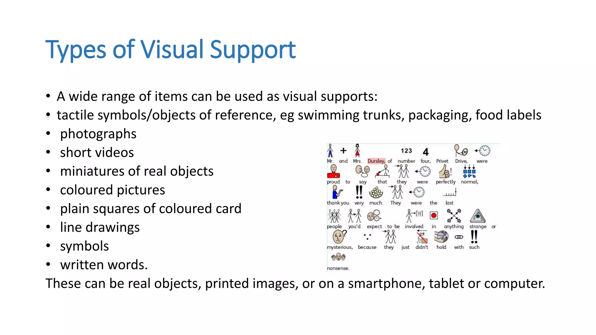 Autism: Makaton, Visuals and Timetabling | PPTX