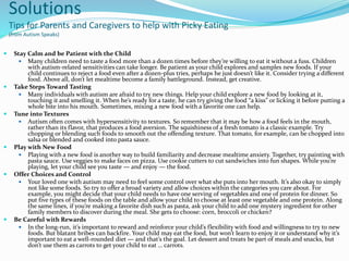 Children With Autism: Nutritional Concerns and Interventions | PPT