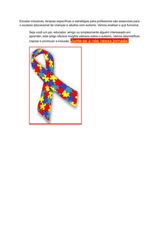 Desmistificando Autismo: Fatos x Ficção | PDF