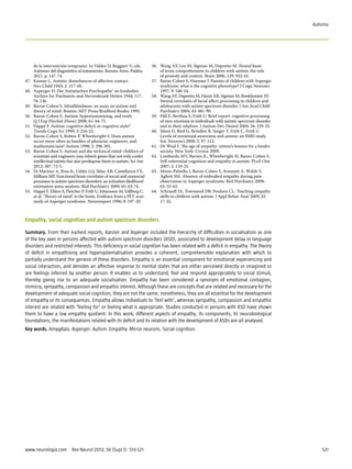 Empatía, cognición social y trastornos del espectro autista | PDF