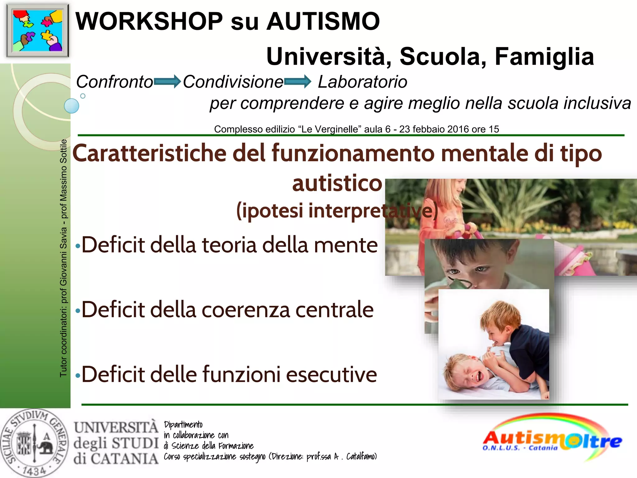 Autismo premesse primo grado | PDF