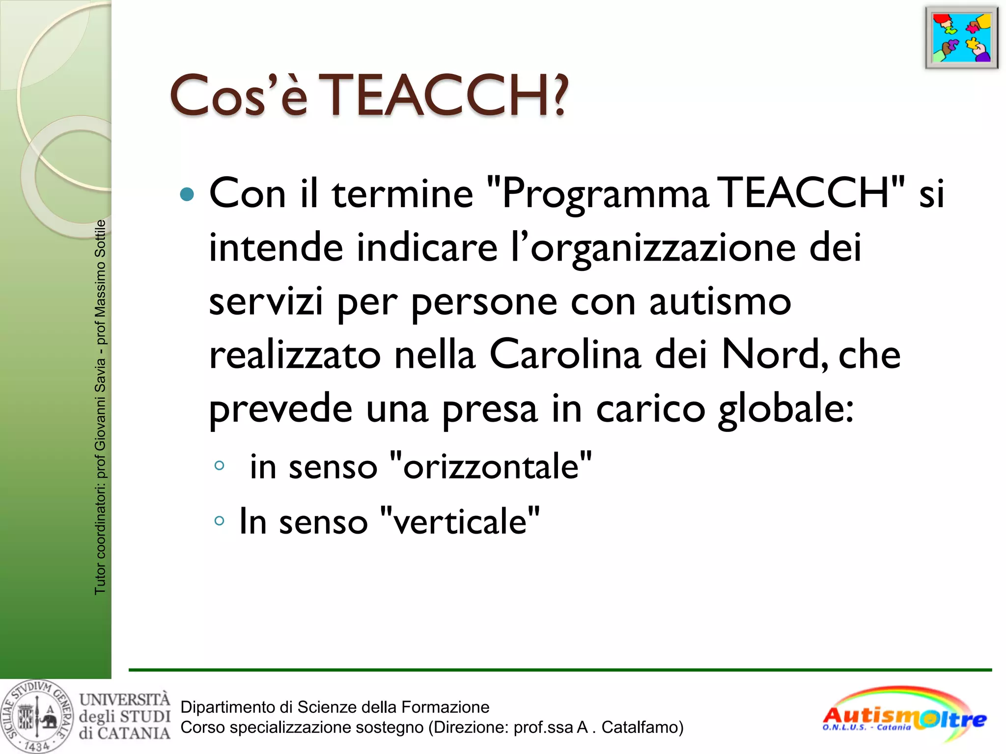 Autismo teacch sec II grado | PDF