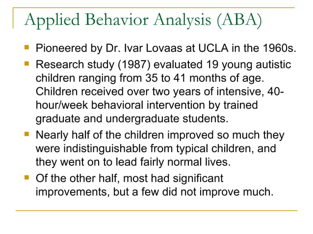 Autism Overview Presentation | PPT