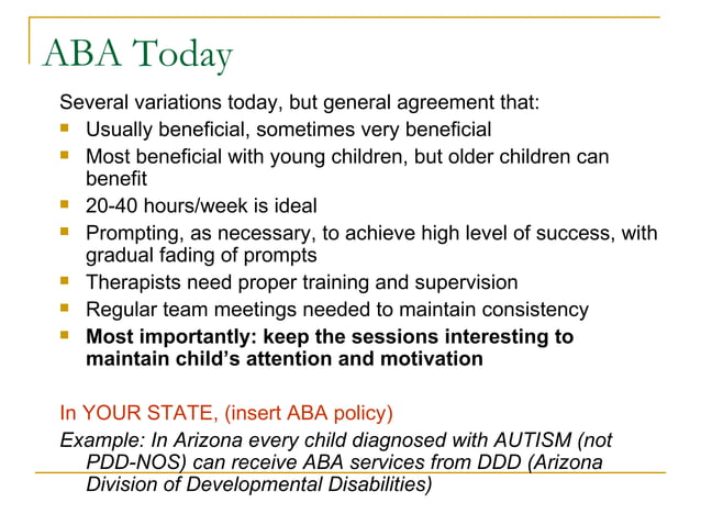 Autism Overview Presentation | PPT