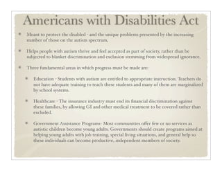 Autism | PDF | Parenting Babies and Toddlers | Parenting