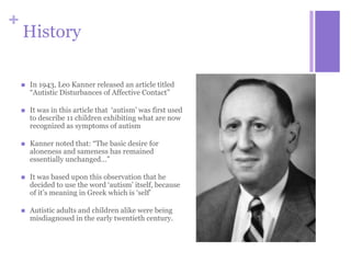 Autism and Education | PPTX | Brain and Nervous System Disorders ...